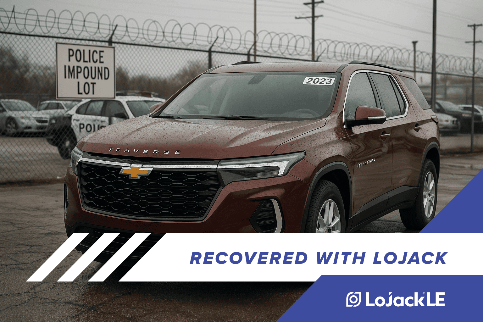 LoJack GPS Leads to Stolen 2023 Chevrolet Traverse Recovery at San ...